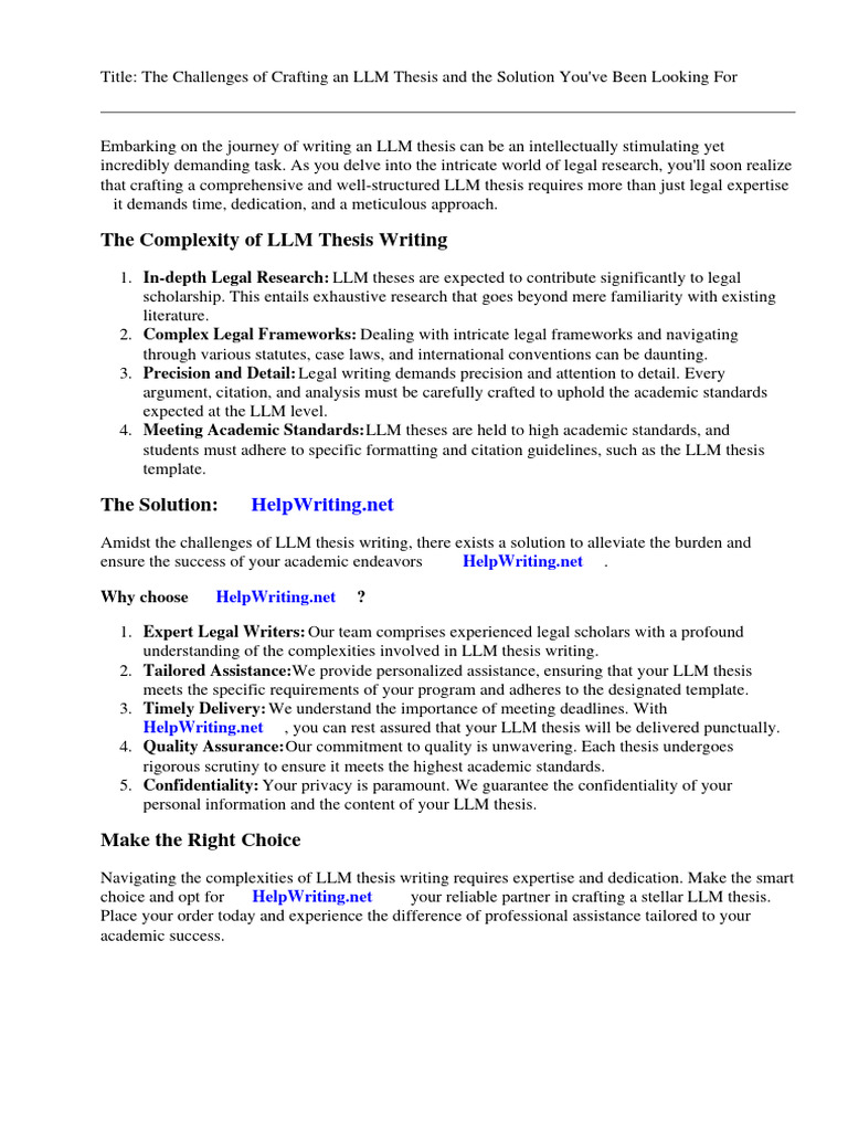LLM Thesis Template | PDF | Thesis | Privacy