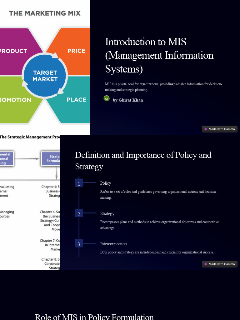 Introduction To MIS Management Information Systems | PDF | Strategic Management | Information