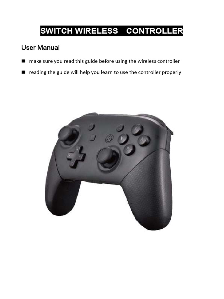 Switchiwirelessi I Controller | PDF | Manufactured Goods | Electricity