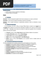Cours D'informatique de Base | PDF | Informatique | Microsoft