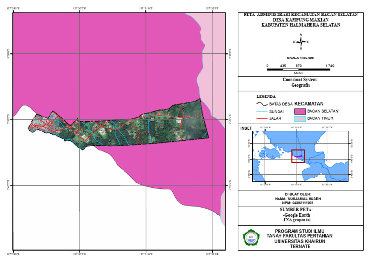 PETA KAMPUNG MAKIAN NURJAMAL HUSEN_121914 | PDF
