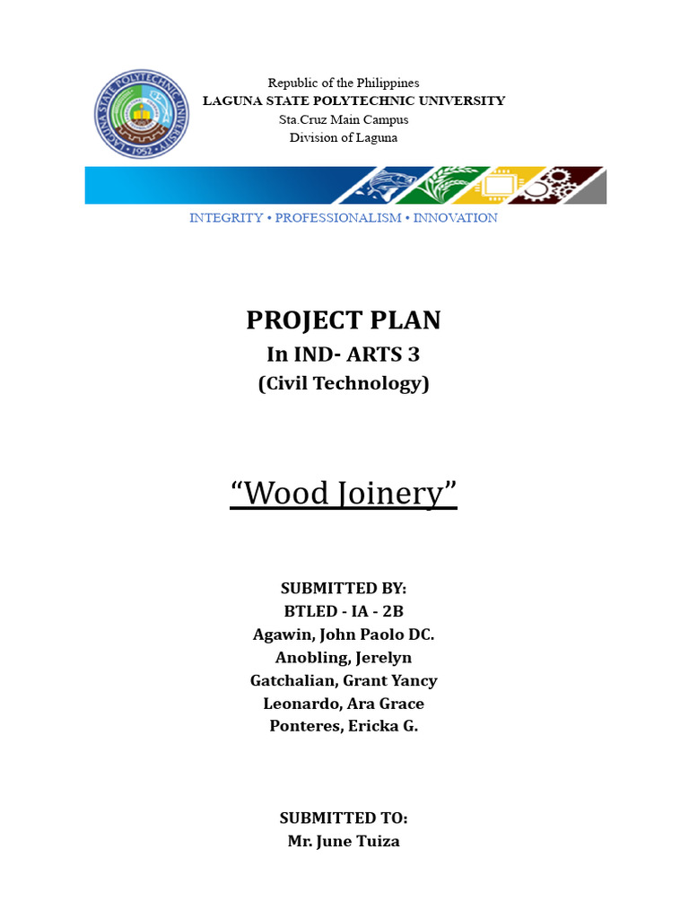 Project Plan - IND ARTS3 | PDF