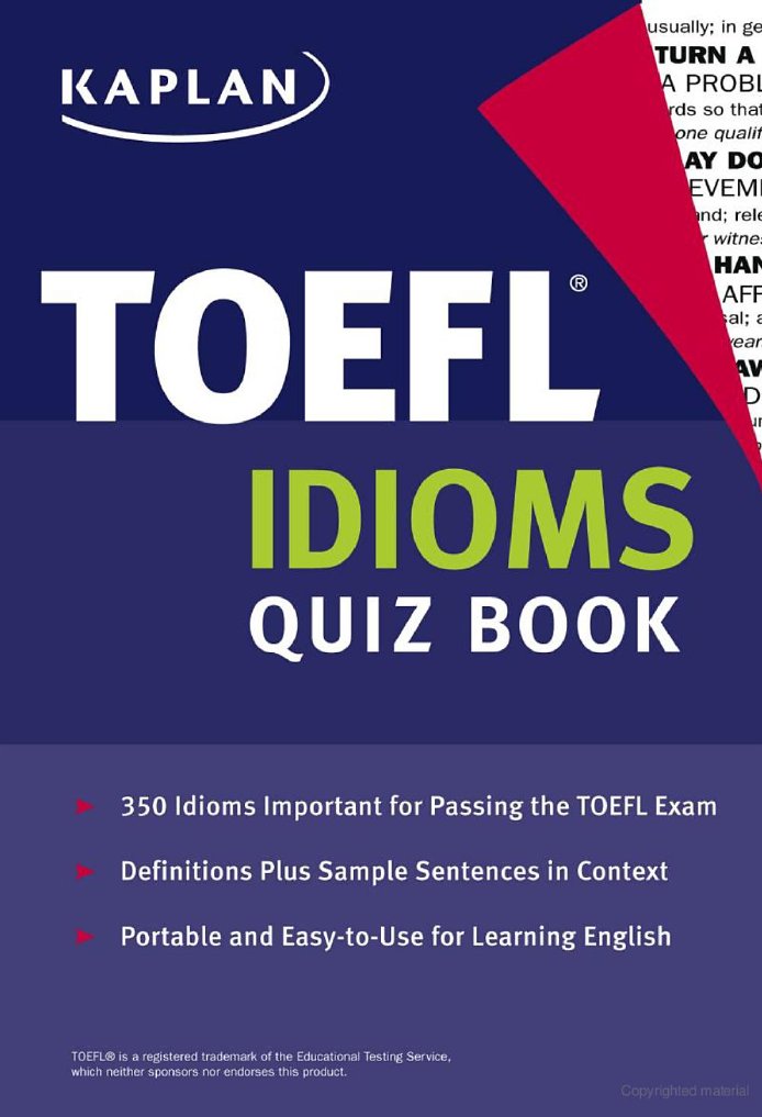 TOEFL Idioms Flashcards | PDF