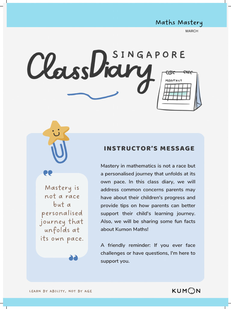 SG - Class Diary (Mar 2024) | PDF