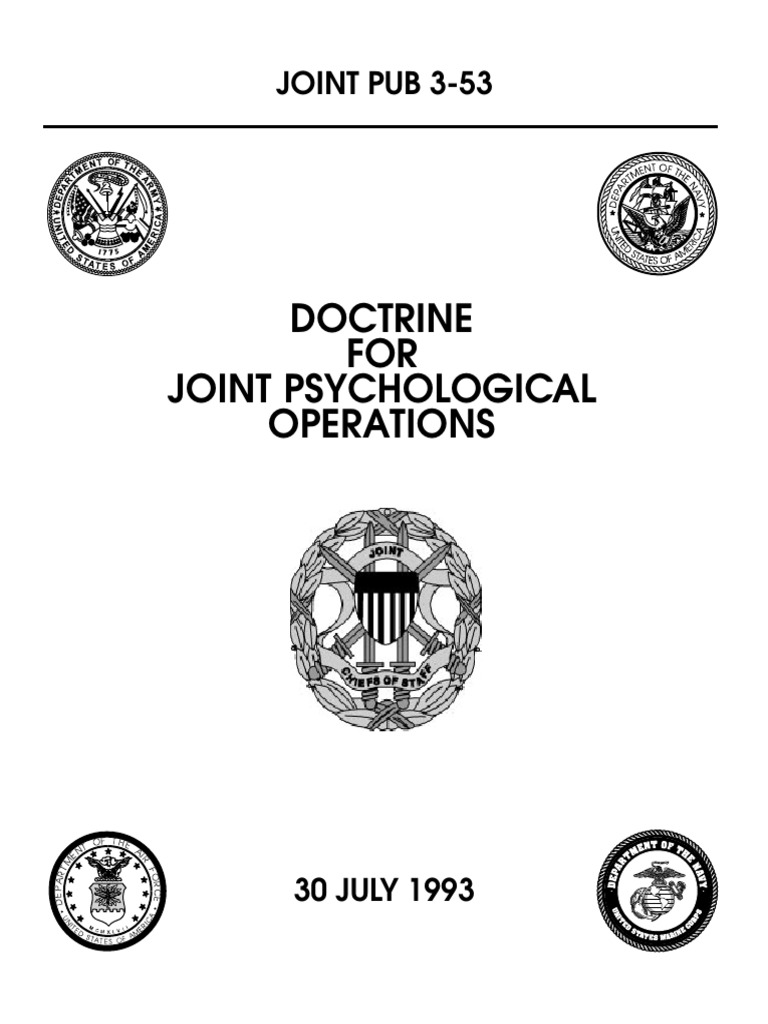 JP3 53 930730 | PDF | Military Intelligence | Counterintelligence