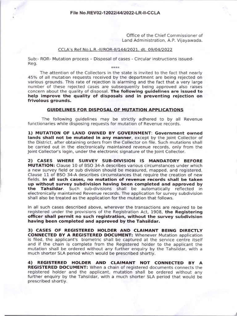 CCLA Instructions Dispute Register 9.4.2022 | PDF