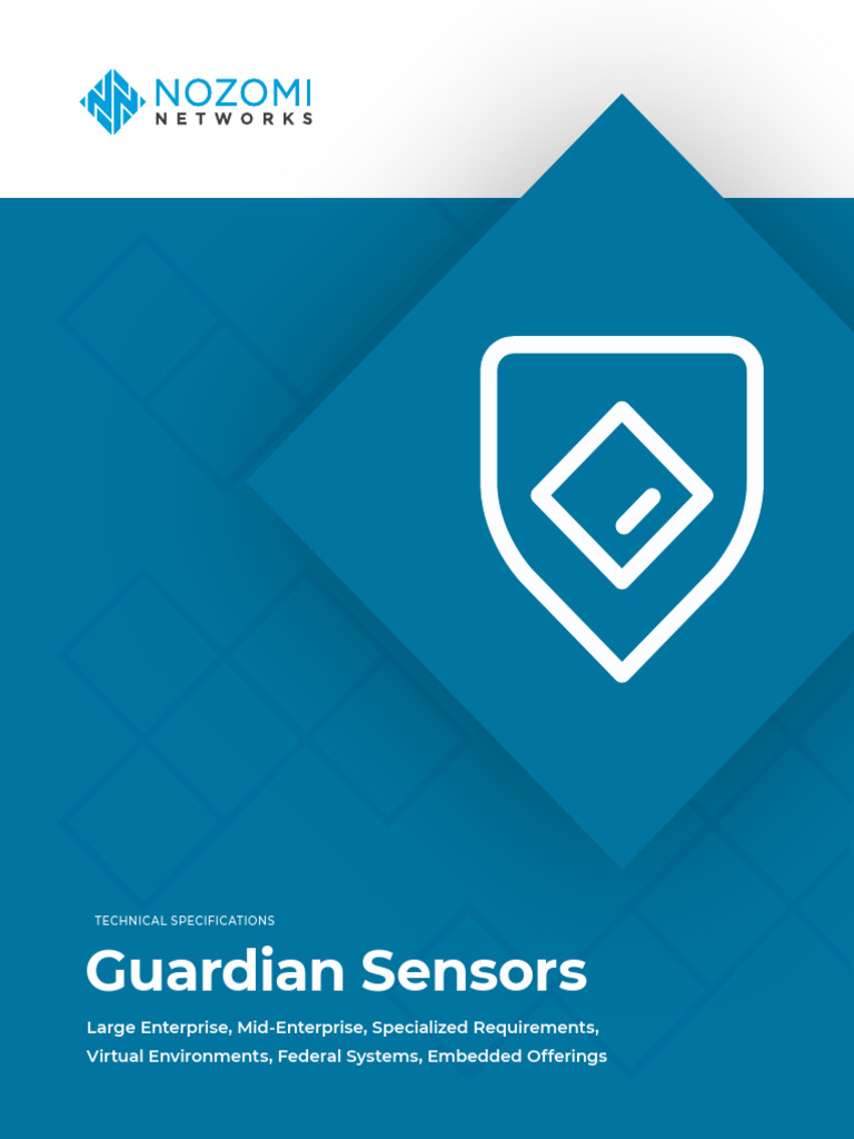 Guardian Sensors Technical Specifications | PDF | Internet Of Things ...