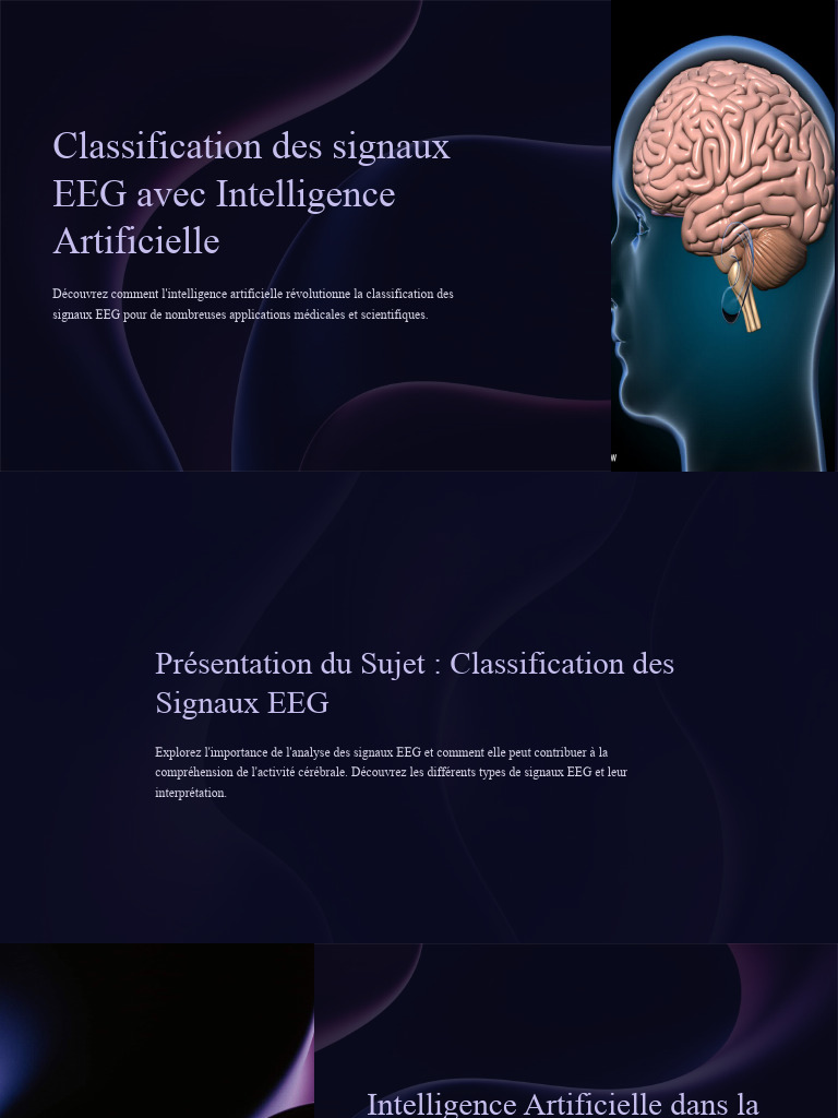 Classification EEG par IA et Méthodes avancées | PDF