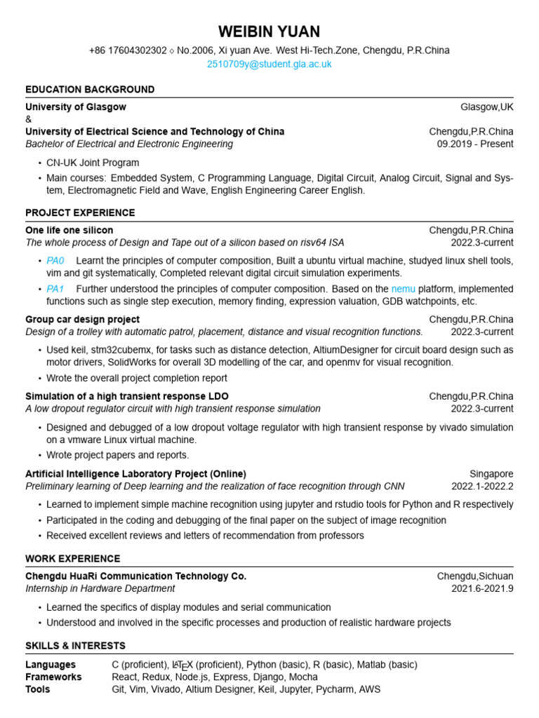 Arial CV | Download Free PDF | Computer Vision | Simulation