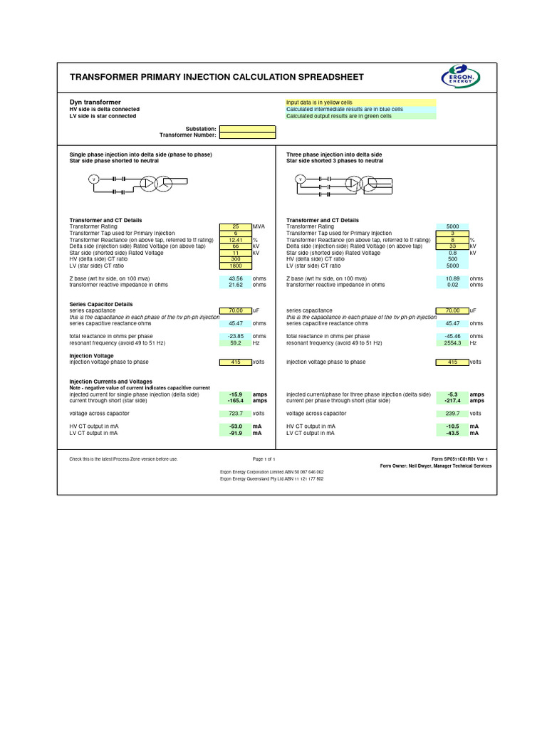 SP0511C01R01 - DYn11_1 Transformer Stability Testing | PDF ...