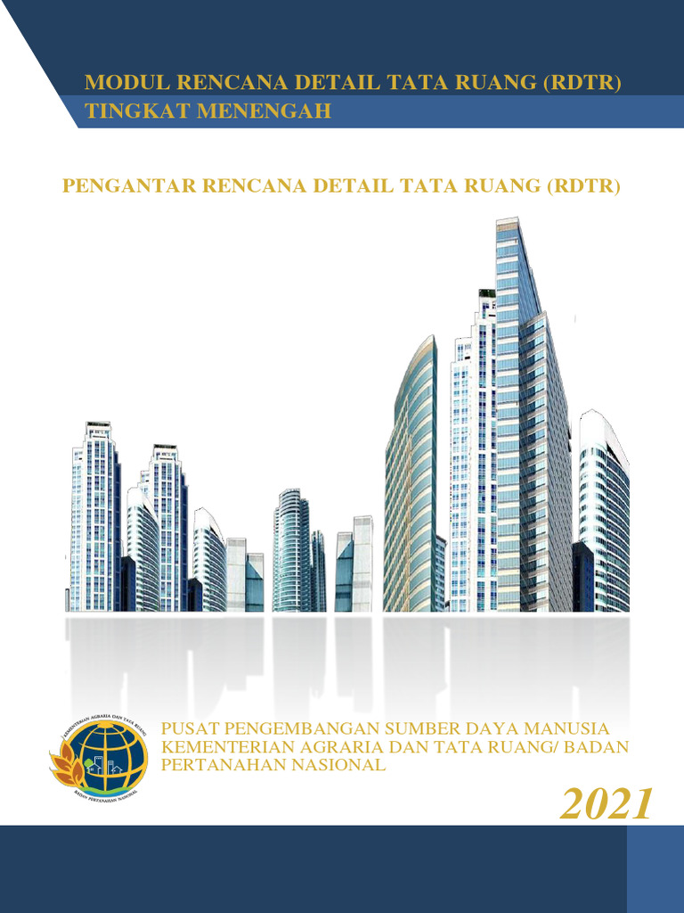 Modul Pengantar RDTR Tingkat Menengah Versi 2021 | PDF | Teknologi ...