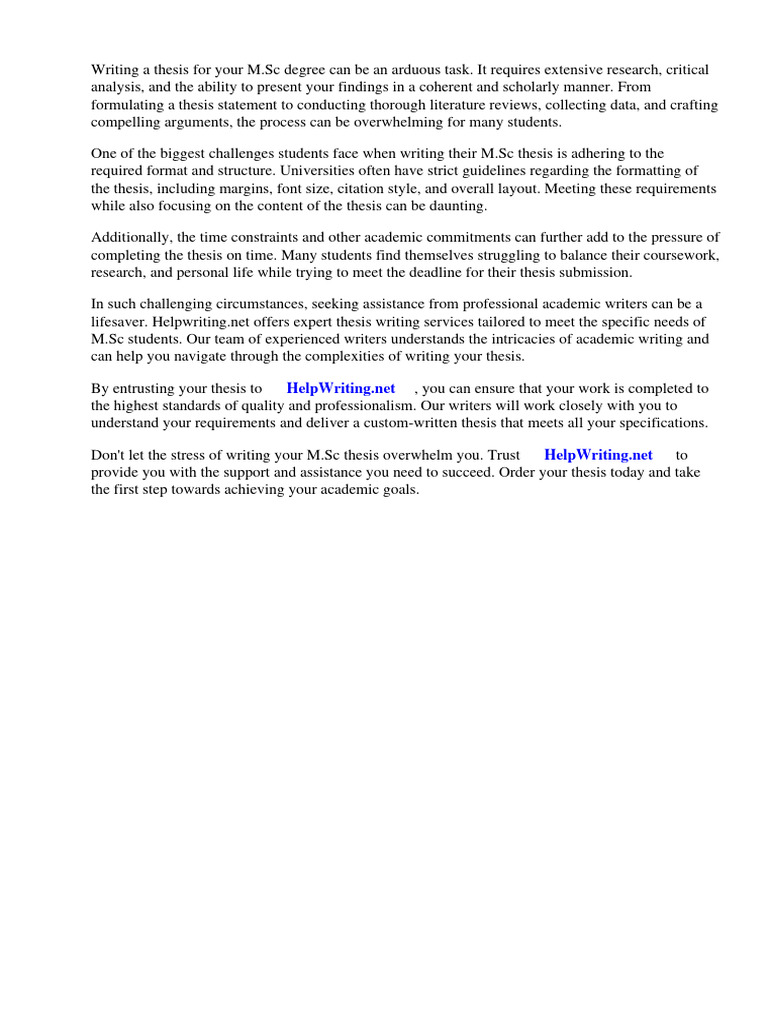 M.SC Thesis Format | PDF | Thesis | Mathematical Optimization