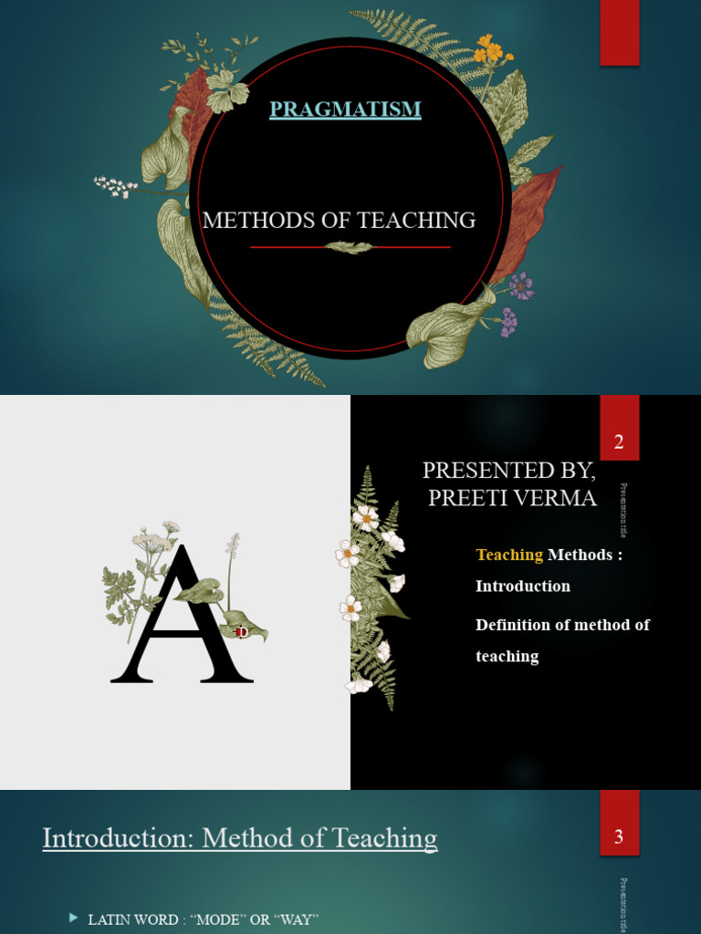 Method of Teaching | PDF