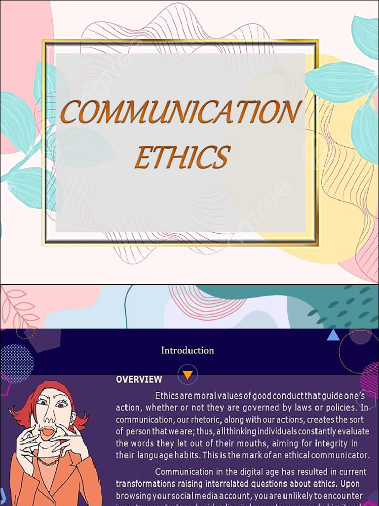 Communication Ethics | PDF