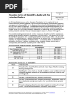 Euroclass EN 13501-1 Fire Classifications | PDF | Firefighting | Hazards