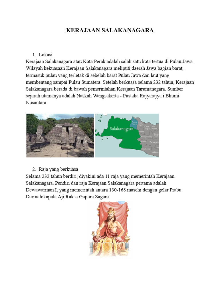 Kerajaan Salakanagara | PDF | Perjalanan | Sejarah