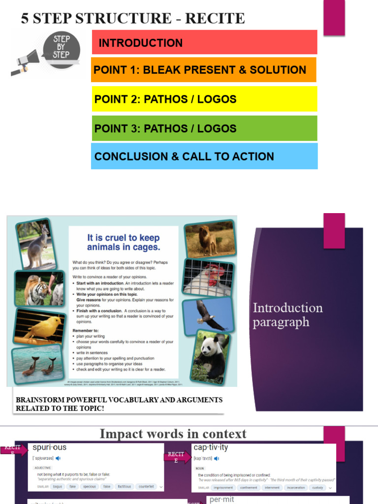 Persuasive Sample - Animals in Cages | Download Free PDF | Zoo | Logos