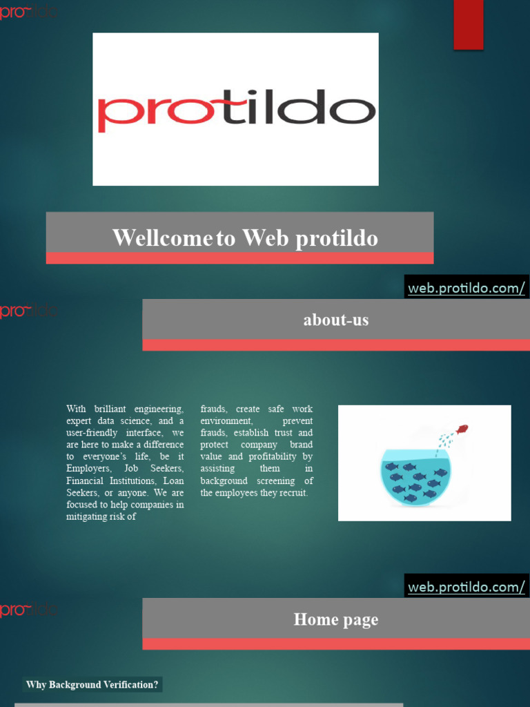 Trustworthy Personal Background Check Solutions - Web - Protildo | PDF ...