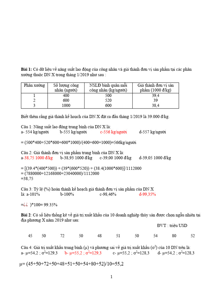 De Thi NLTK - Trac Nghiem | PDF