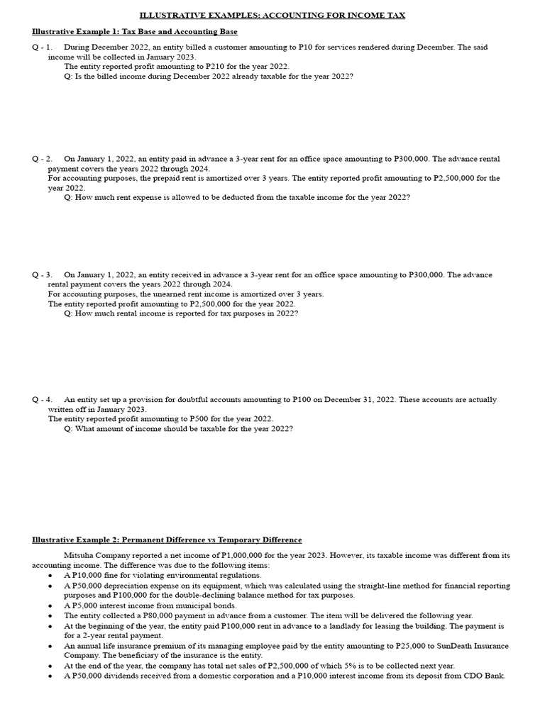 Tax Accounting for Businesses | PDF | Deferred Tax | Income
