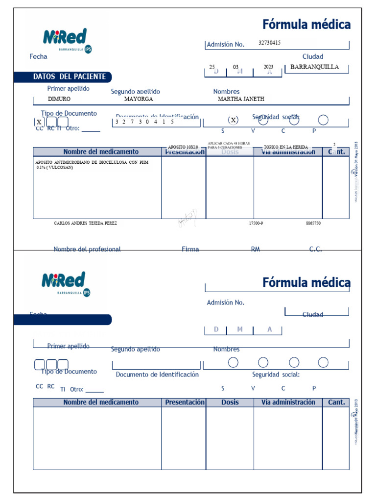 Aposito Vulcosan 10x10 para Heridas | PDF | Tratamientos médicos ...