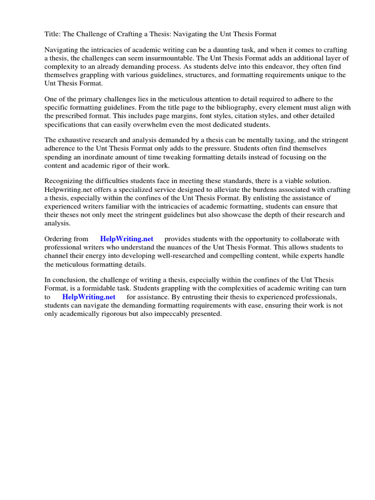 Unt Thesis Format | PDF | Thesis | Grid Computing