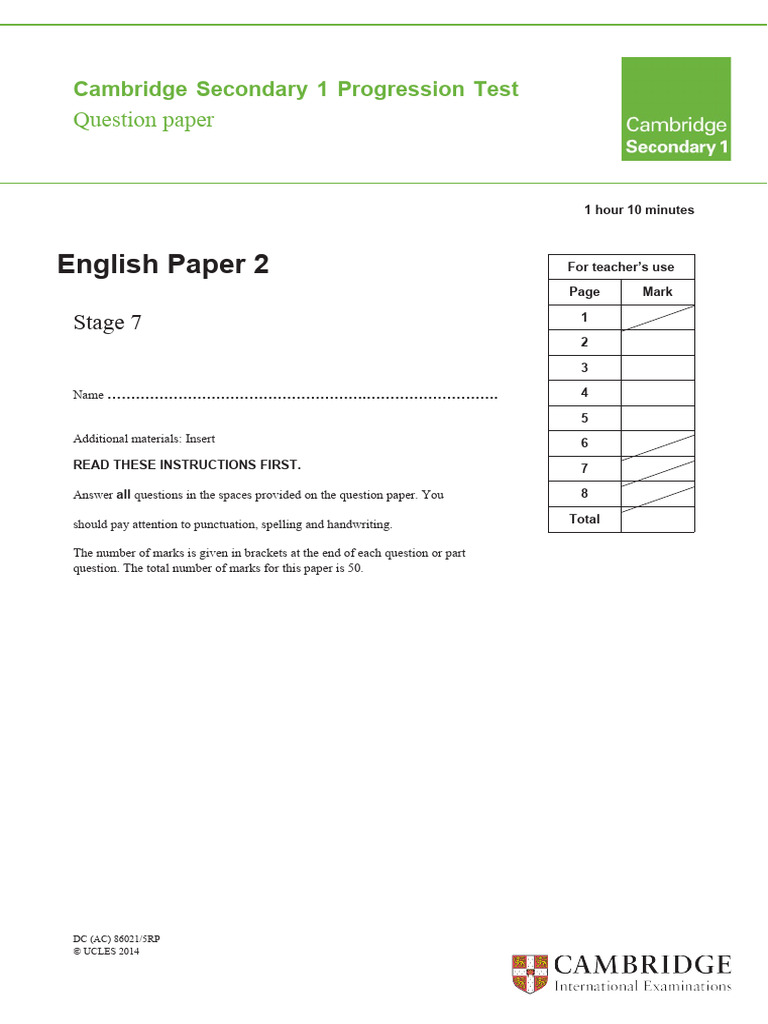 Grade 7 March Exam | PDF