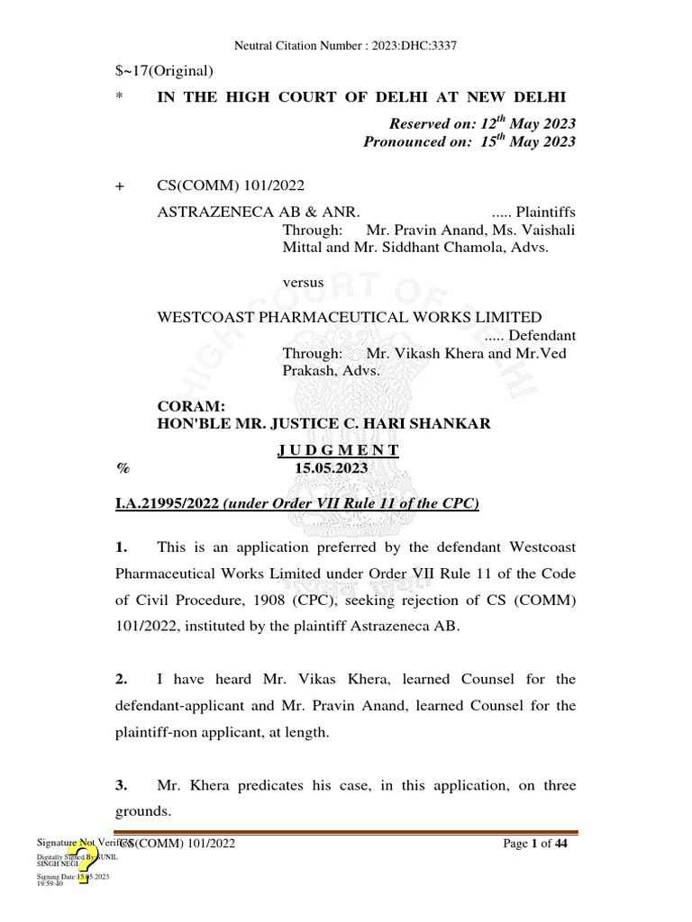 Quia Timet Action, Damages Can Be Claimed | PDF | Patent | Glossary Of ...