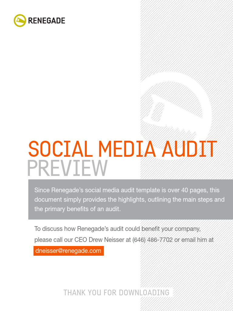 Social Media Audit Benefits Overview | PDF | Social Media | Popular ...