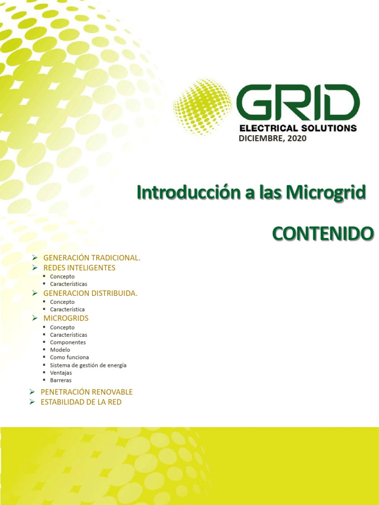 Introducción a las Microgrids | PDF | Red inteligente | Energía renovable