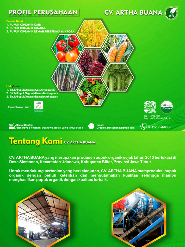 Company Profile CV. ARTHA BUANA | PDF
