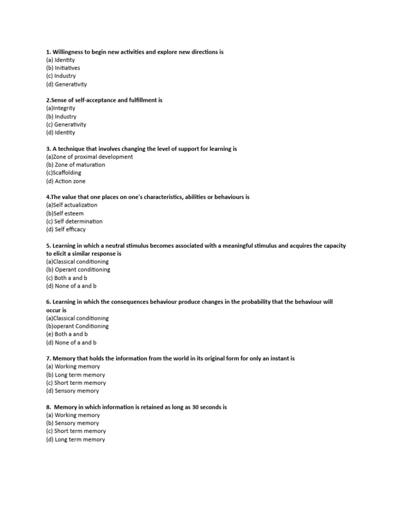 HARIS ALI | PDF | Memory | Learning