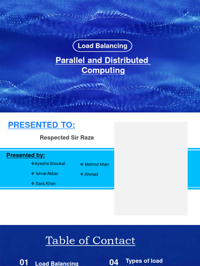 Big Data Algoritm Powerpoint Templates Pdf Load Balancing
