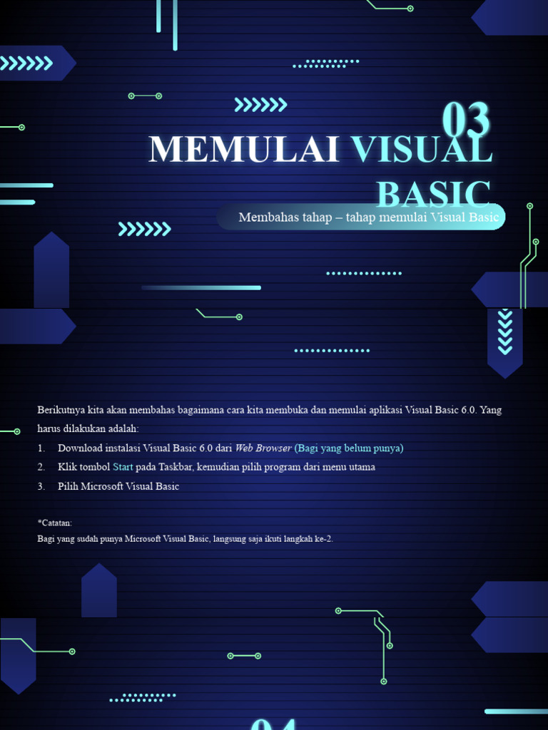 Memulai Aplikasi Visual Basic 6.0 | PDF