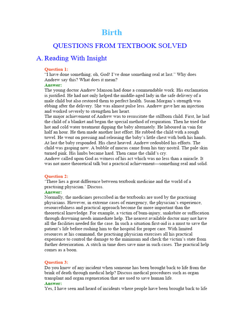 Birth | PDF | Organ Transplantation | Death