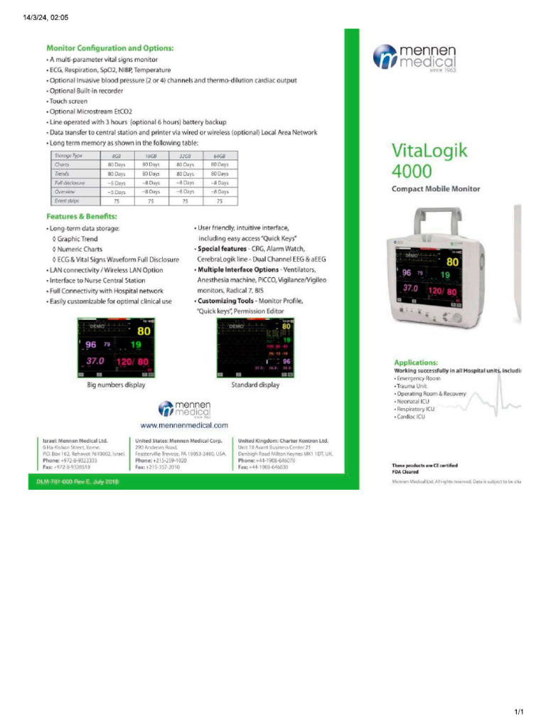 Vitalogic 6000 | PDF