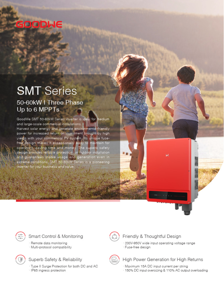GW - SMT 50-60kW - Datasheet-EN | PDF | Power Inverter | Alternating Current