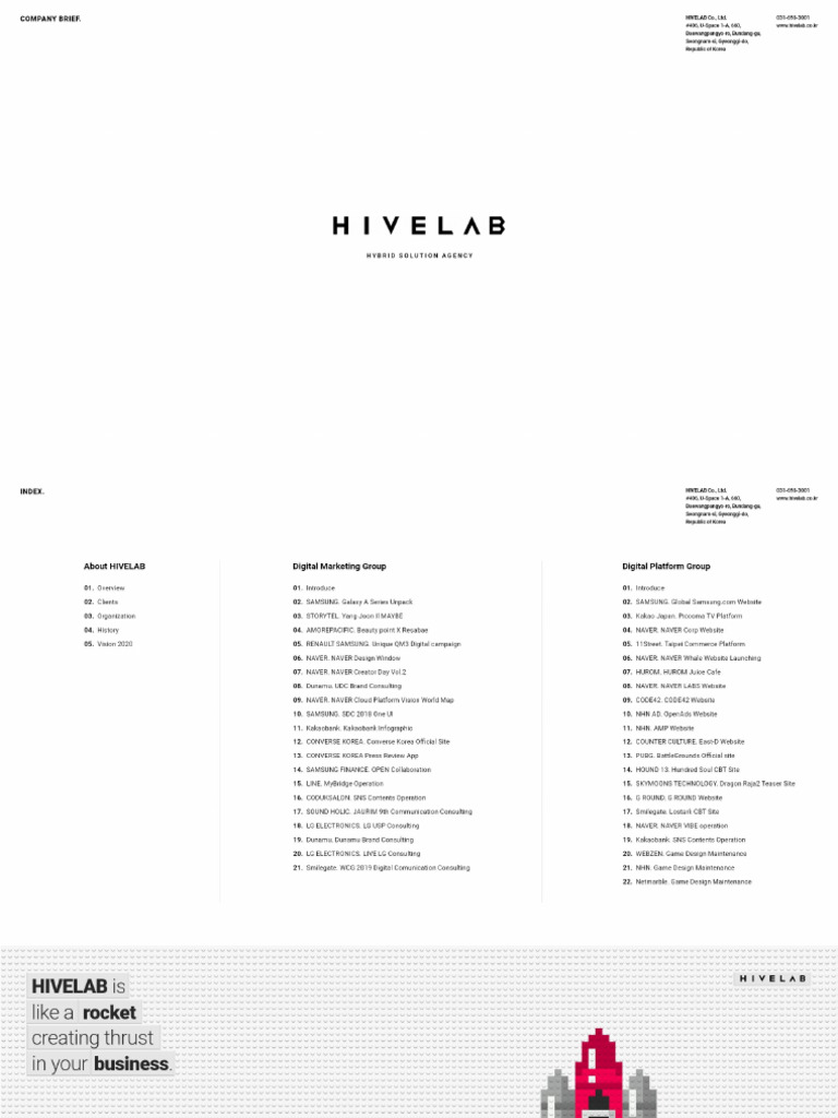 Hivelab Company - Brief Full ENG 20.0825 | PDF