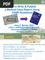 Template For A Case Report | PDF | Medical Diagnosis | Case Report