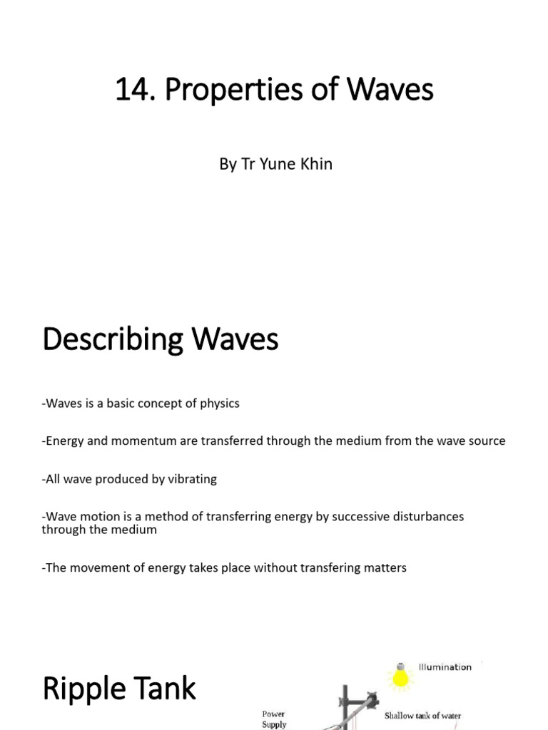 Chapter 14.3 Wave | PDF