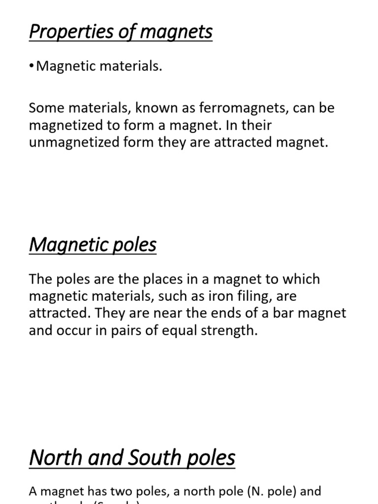 Chapter 16 Magnets | PDF
