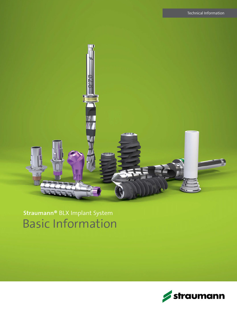 Straumann BLX Implants System - 702115 D 03 en - Low | PDF | Dental Implant