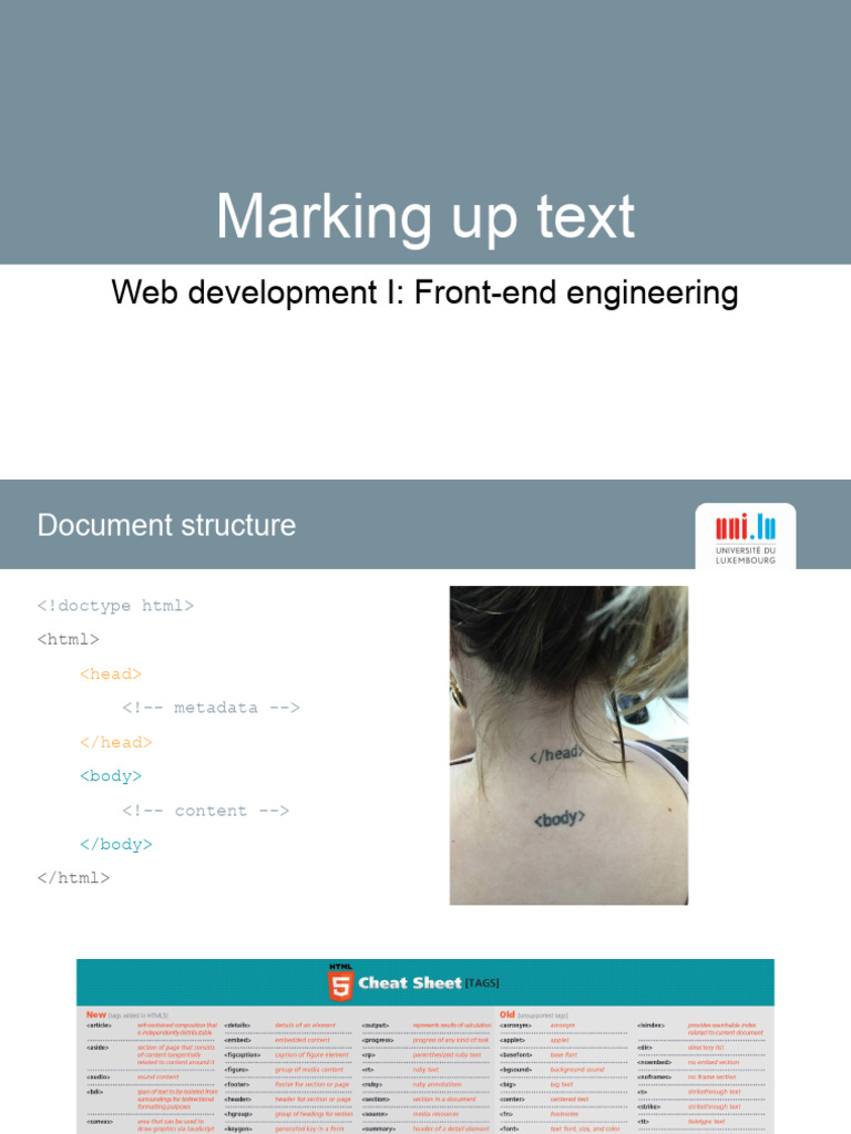 Chapter 05 - Marking Up Text | PDF | Information Technology Management | World Wide Web