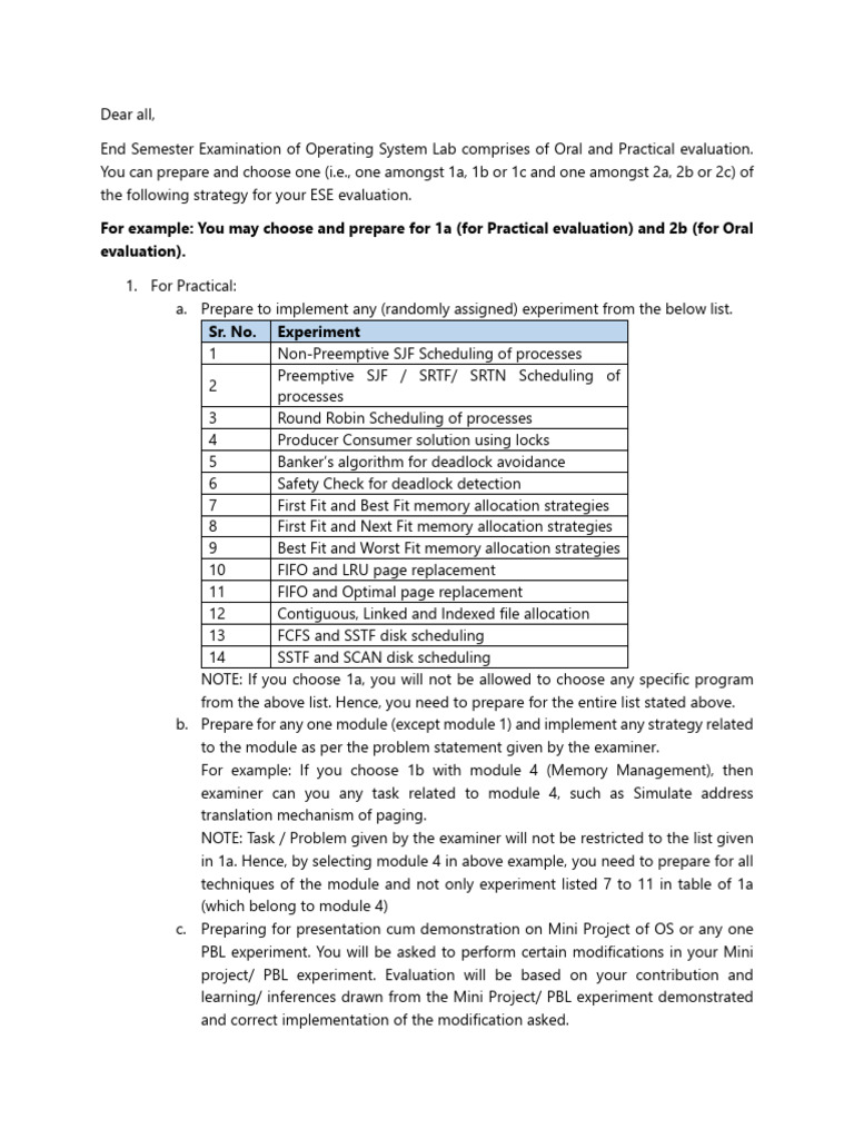 OS Lab - ESE | PDF | Scheduling (Computing) | Applied Mathematics
