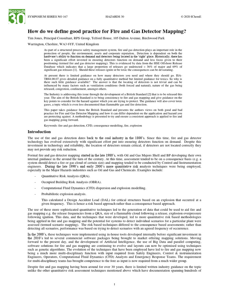 Hazards 30 Paper 40 Jones | PDF | Risk | Methodology