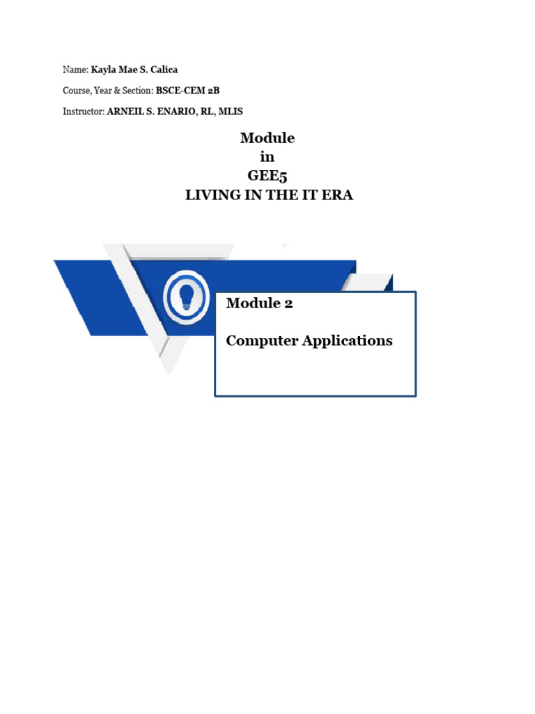 Module 2 IT ERA | Download Free PDF | Computer Network | Telecommunications