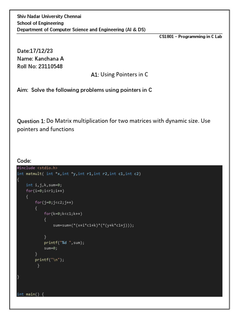 pointers (2) | PDF | Pointer (Computer Programming) | Software Development