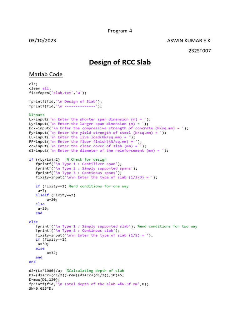 Program-4 | PDF | Solid Mechanics | Classical Mechanics