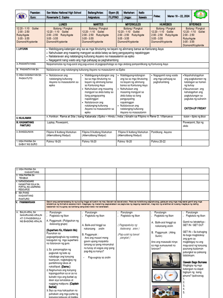 DLL Q3 Aralin 5 EPIKO Edited | PDF