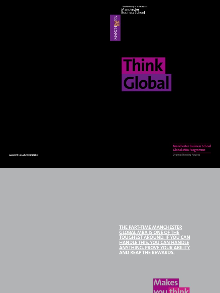 Mbs Global Mba | PDF | Master Of Business Administration | Strategic ...